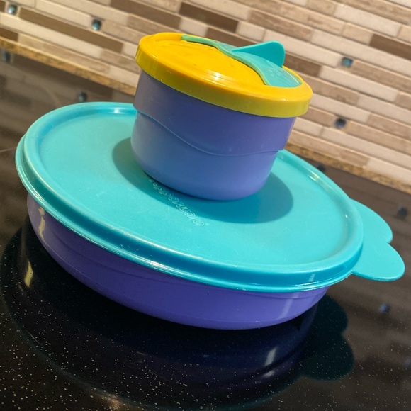 Tupperware | Dining | Tupperware Purple Munch Kid Eco Stages Divided ...